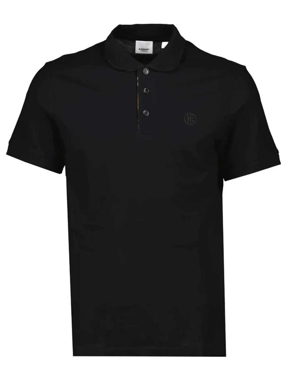 Burberry Branded Circle Logo Black Polo Shirt – TheDesignerBox