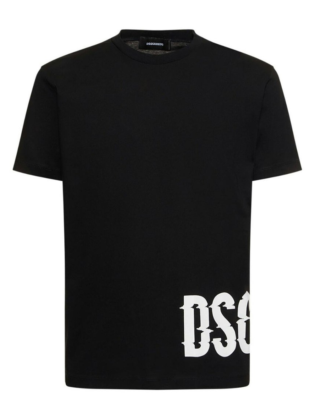 Dsquared2 Cool Fit Large Dsq2 Logo Black T Shirt – TheDesignerBox