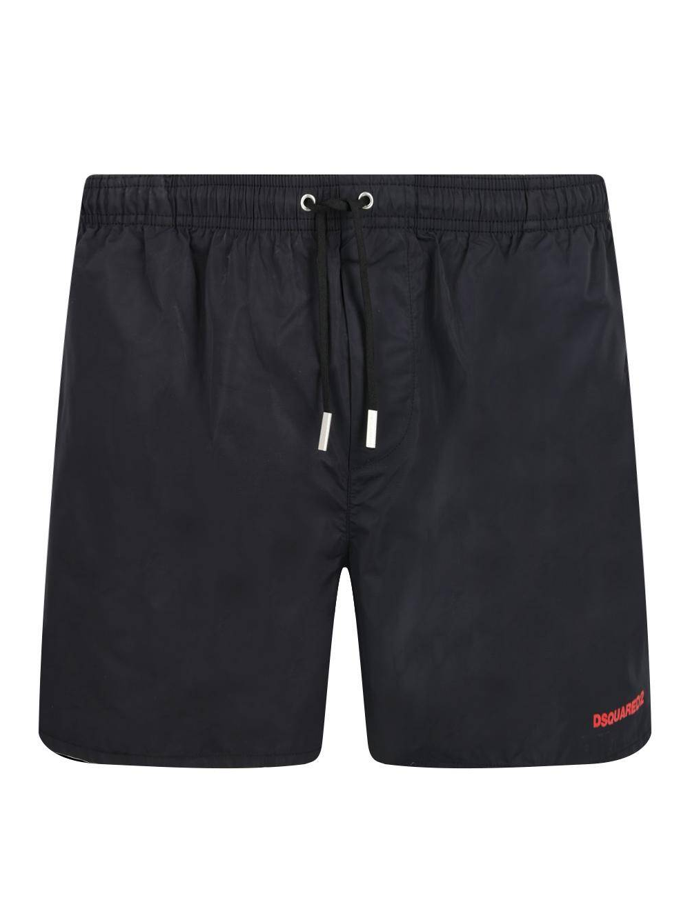 Dsquared2 Red Icon Logo Swim Shorts in Black – TheDesignerBox