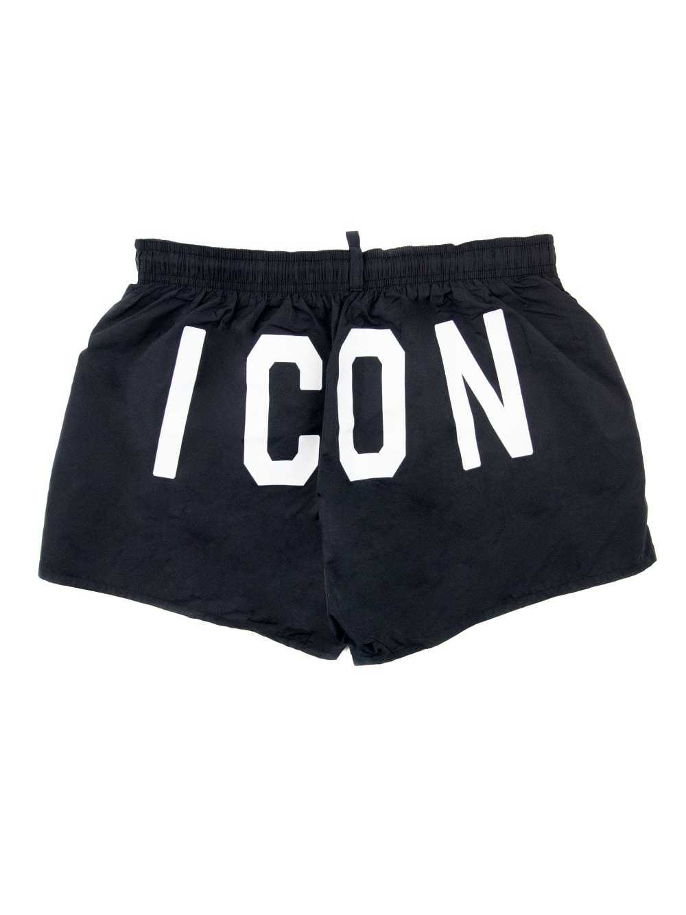 Dsquared2 White Icon Logo Swim Shorts in Black – TheDesignerBox