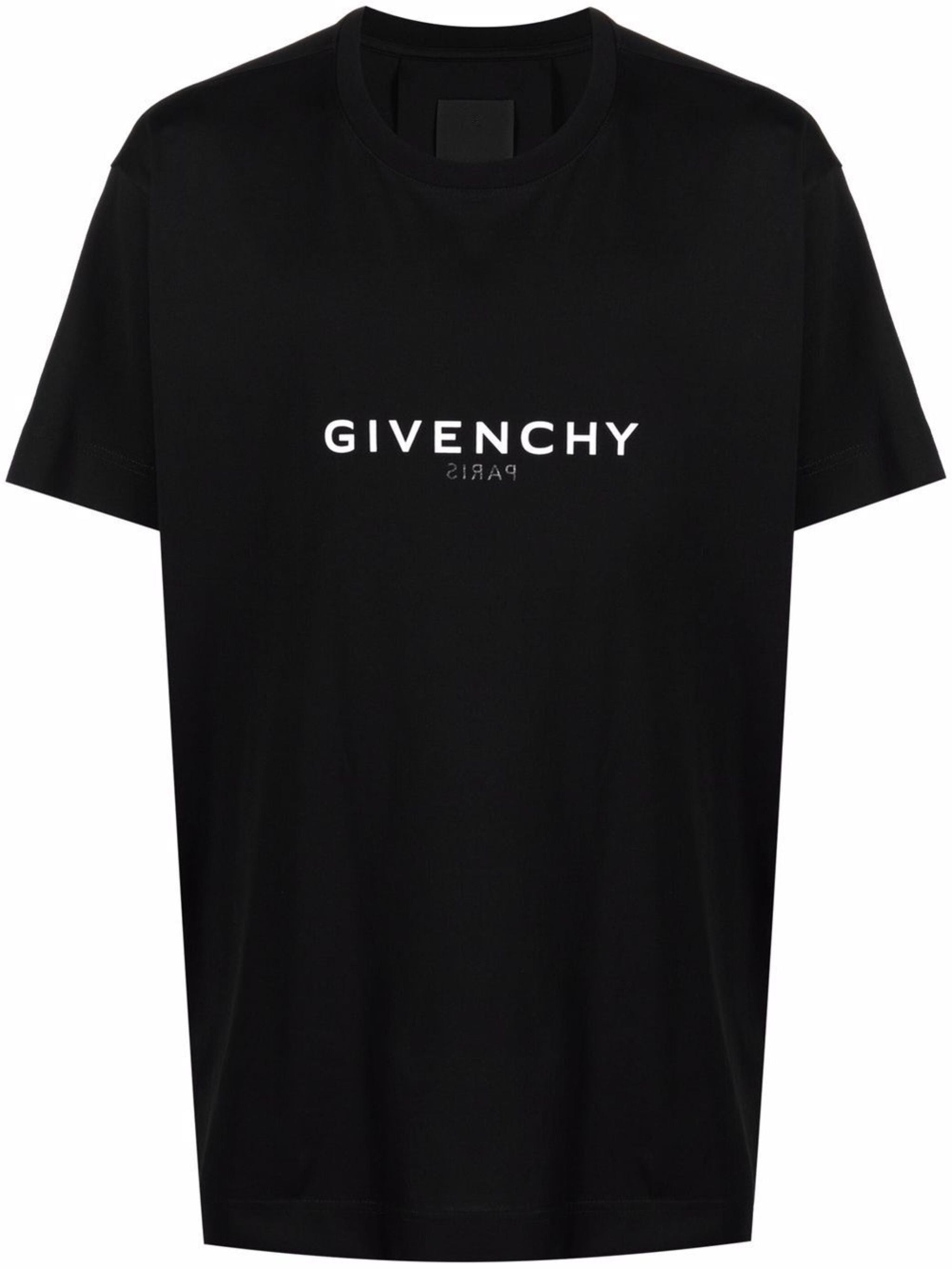 Givenchy Reverse Paris Logo Print Oversized T-Shirt in Black ...