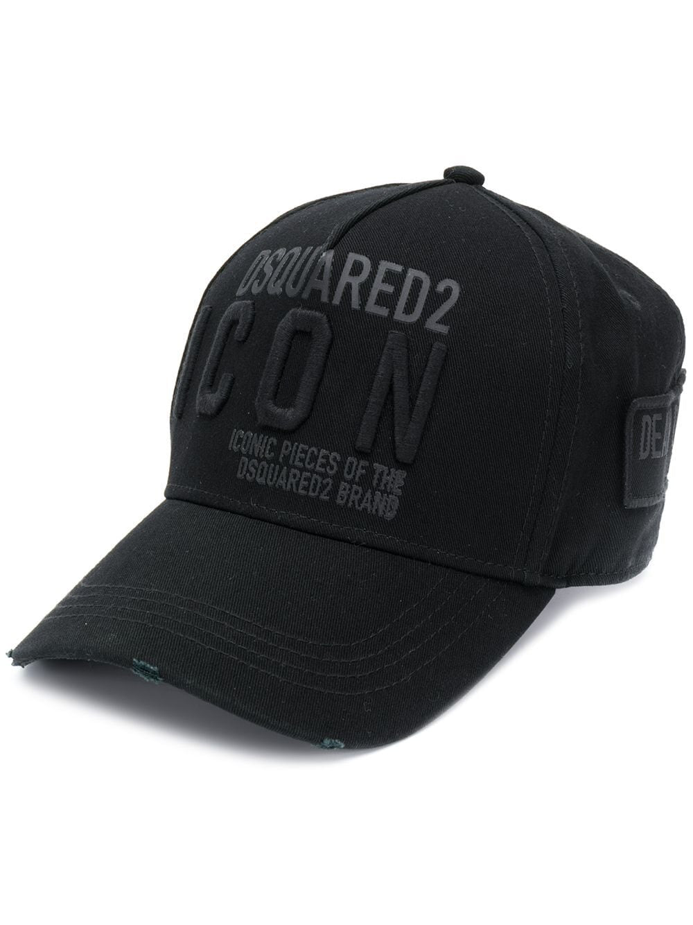 Dsquared2 Iconic Embroidered Baseball Cap Black – TheDesignerBox